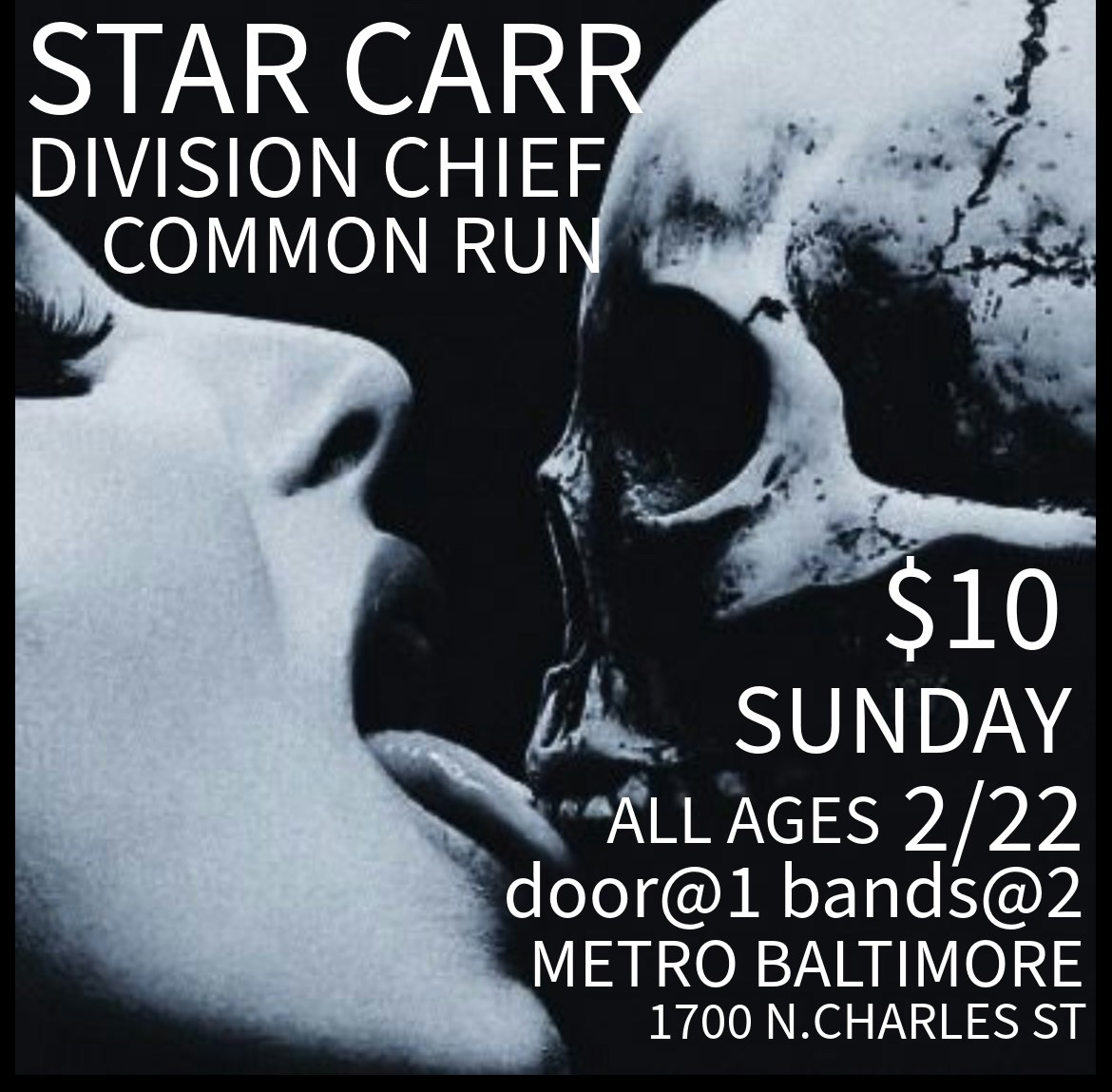 STAR CARR w/ Division Chief and Common Run (Early Show) Billets | 15,45 ...