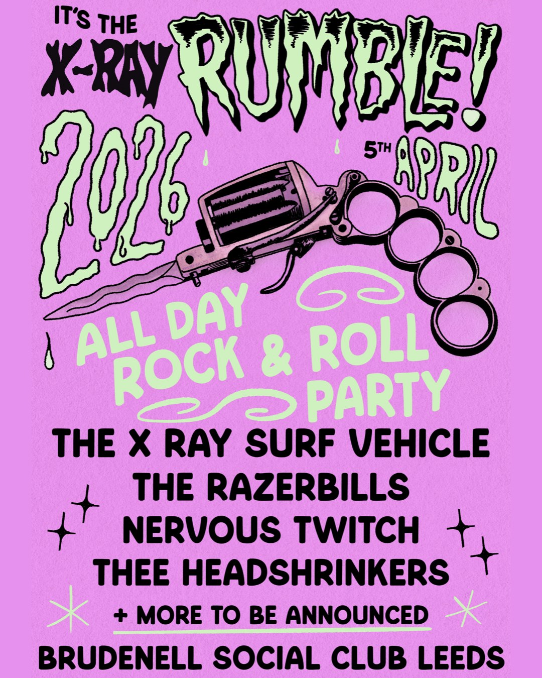 X-Ray Rumble 2026 Tickets | Free | 5 Apr @ Brudenell Social Club, Leeds ...