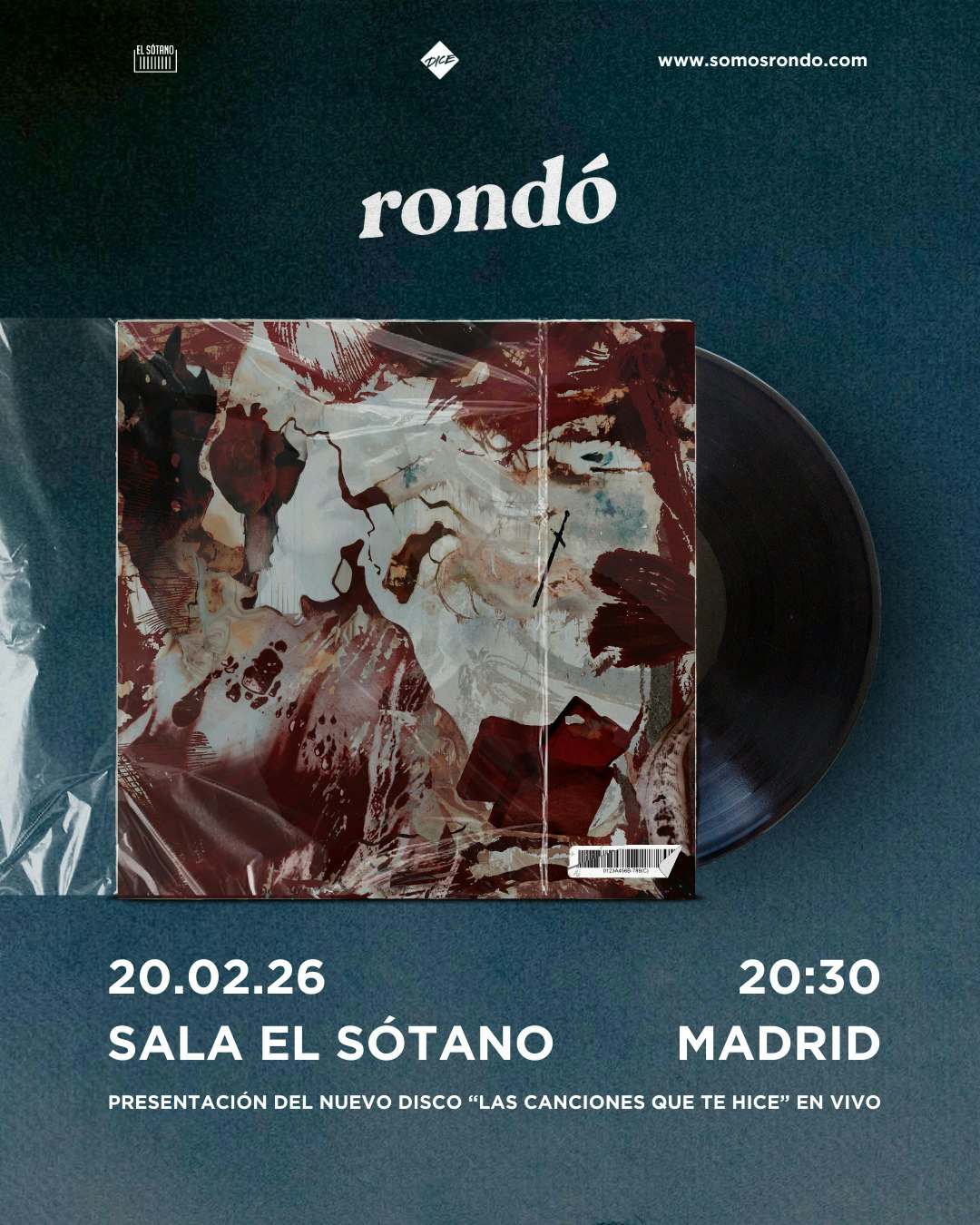 Rondó presenta "Las Canciones Que Te Hice" Tickets | €15 | 20 Feb @ El ...