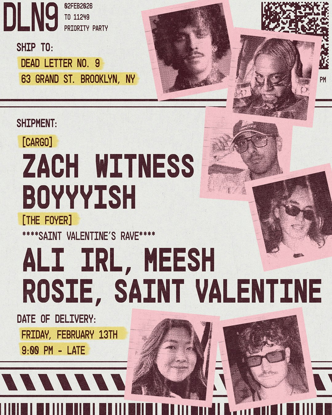 Zach Witness, Boyyyish, Saint Valentine's Rave Tickets | From Free | 13 ...