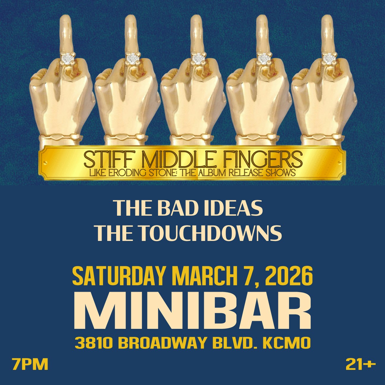 Stiff Middle Fingers Record Release Party Tickets | $13.15 | 7 Mar ...
