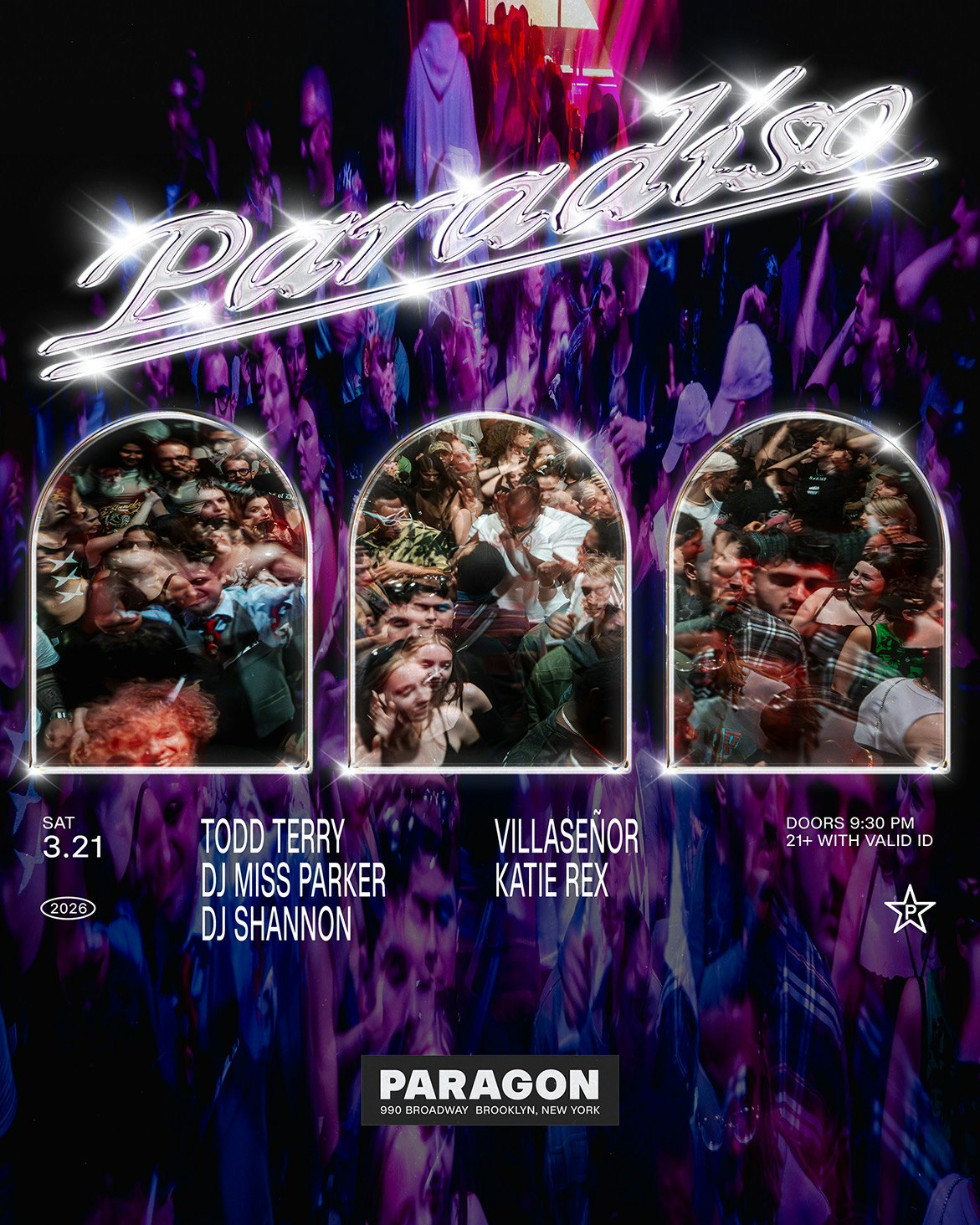 Paradiso: Todd Terry, DJ Miss Parker, DJ Shannon + Tickets | 33,99 ...