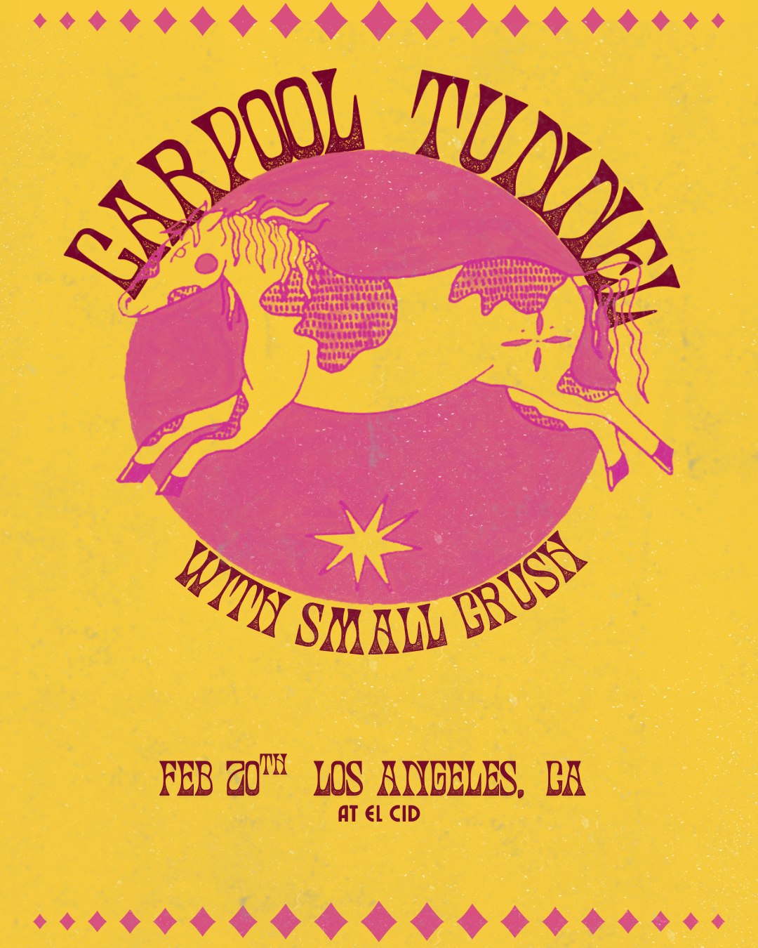 Carpool Tunnel Live in Los Angeles with Small Crush Billets | 33,07 ...