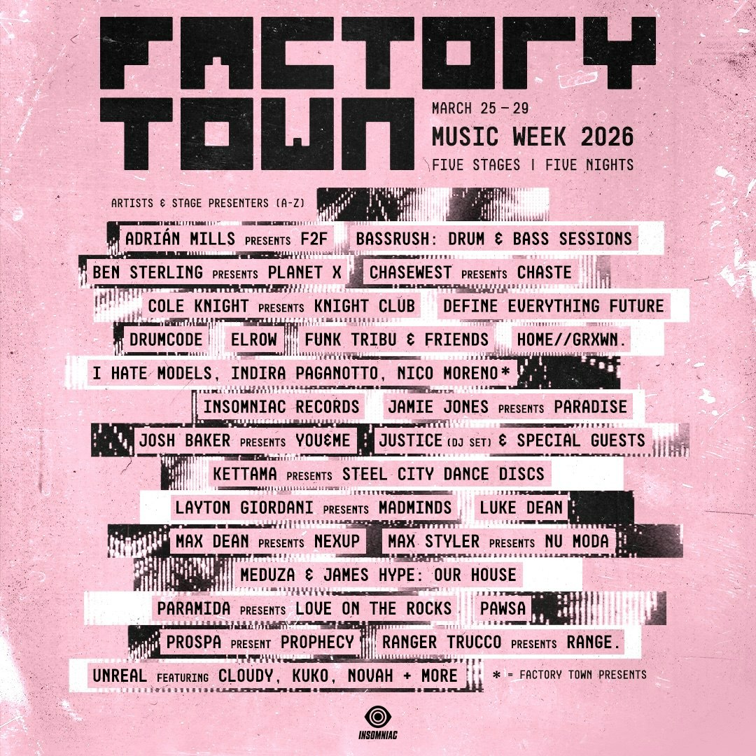 Factory Town Music Week 2026 (5-Day Pass) Tickets | From US$349.99 ...