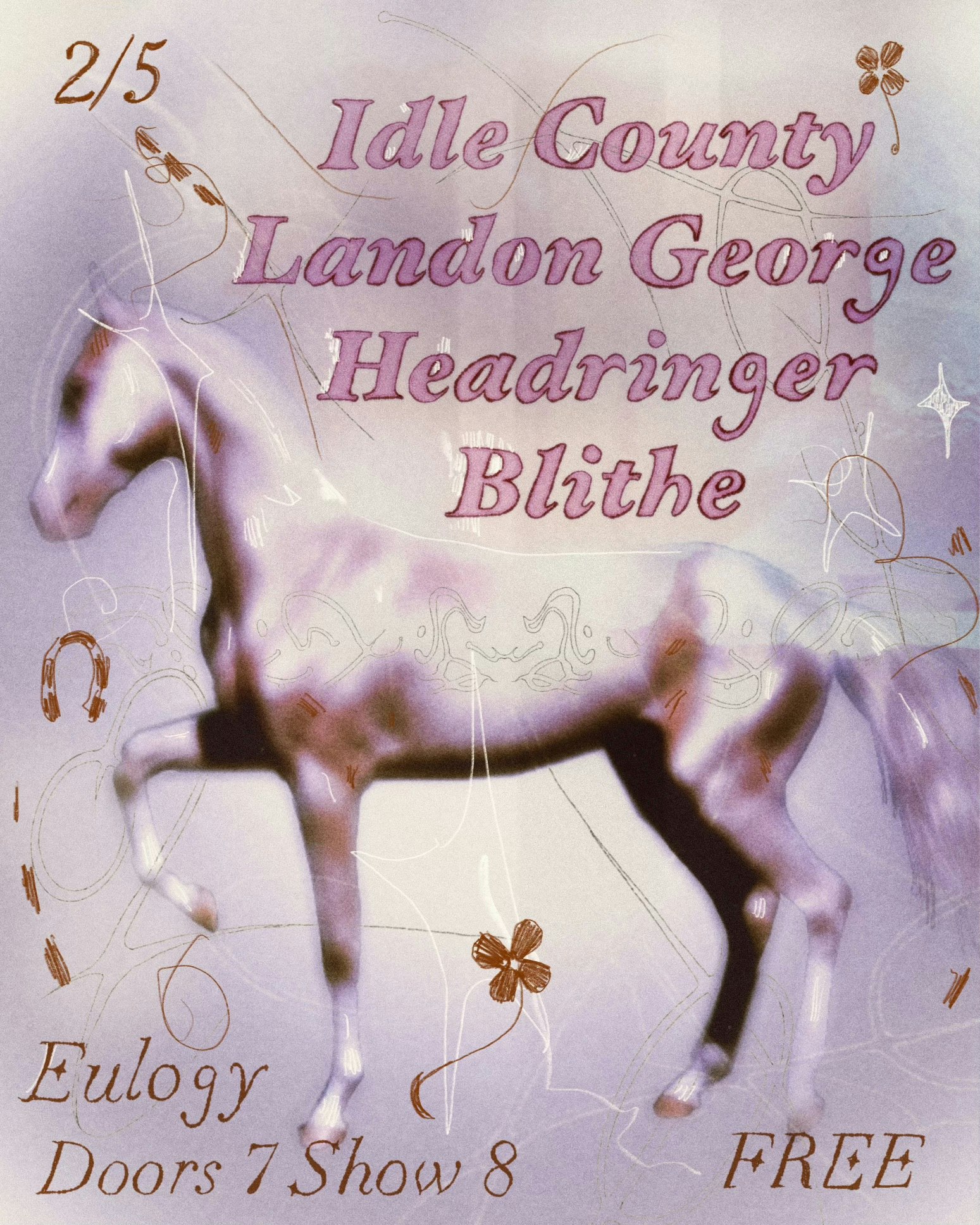 Idle County w/ Landon George, Headringer & Blithe Tickets | Free | Feb ...