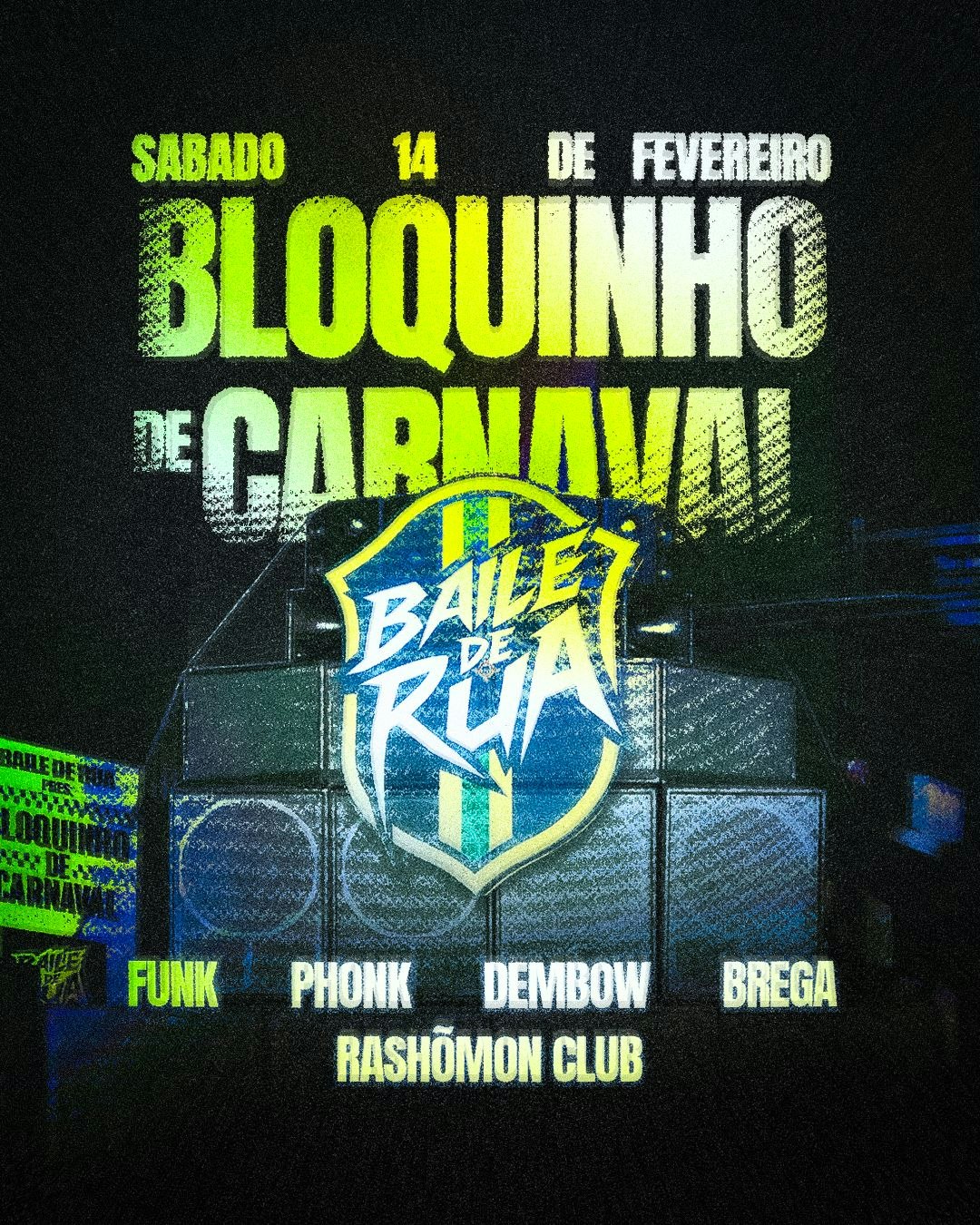 Baile de Rua - Bloquinho de Carnaval Tickets | €5 | 14 Feb @ Rashõmon ...