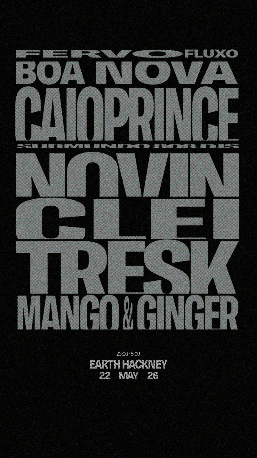Fervo Fluxo x Boa Nova: Caio Prince, Novin, Submundo 808 DJs + more